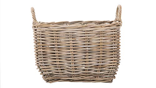 Kouboo Kobo Wicker Basket, Gray-Brown