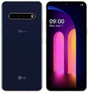 lg v60 thinq 5g 128gb android smartphone lm-v600tm (renewed) (classy blue, 128gb, t-mobile only)