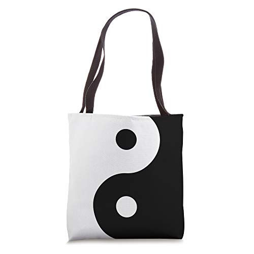 Black and White Yin Yang Tote Bag