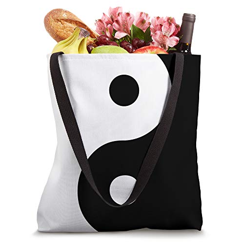 Black and White Yin Yang Tote Bag