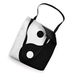 Black and White Yin Yang Tote Bag