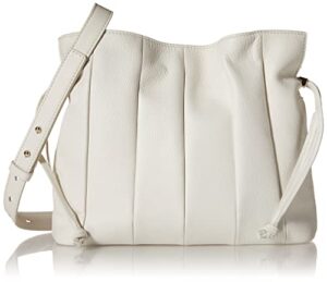 vince camuto womens dario crossbody, white swan, one size us