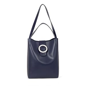 lulu dharma navy bucket bag