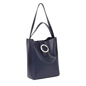 Lulu Dharma Navy Bucket Bag