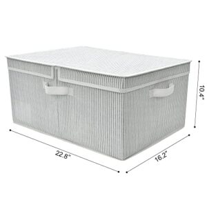 GRANNY SAYS Bundle of 1-Pack Extra Large Rectangle Storage Bins & 3-Pack Rectangle Storage Bins with Lids