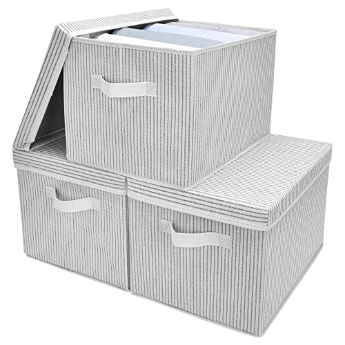 GRANNY SAYS Bundle of 1-Pack Extra Large Rectangle Storage Bins & 3-Pack Rectangle Storage Bins with Lids