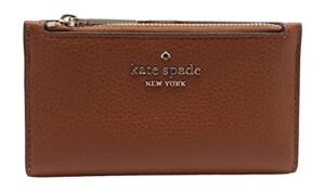 kate spade new york leila small slim bifold wallet warm gingerbread