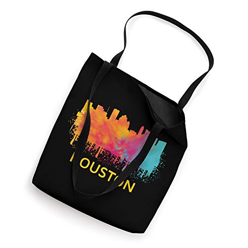 Houston Texas Watercolor Skyline Home State Souvenir Gift Tote Bag