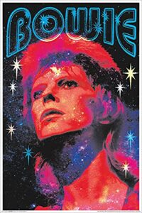 studio b david bowie – non-flocked blacklight poster 24 inch x 36 inch