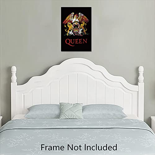 XIHOO Christ-EZ Queen Crest large fabric poster/flag - Matte poster Frameless Gift 12 x 18 inch(30cm x 46cm)