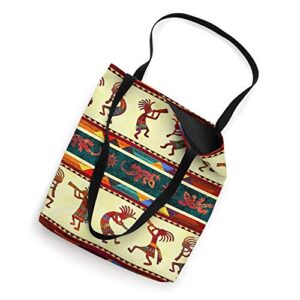 Cute Kokopelli Native American Southwest Boho Desert Pattern Tote Bag