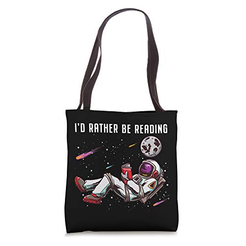 I'd Rather Be Reading Astronaut Astronaut Book Gifts Kids Tote Bag