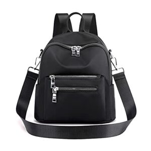 jianlinst women’s mini backpack purse fashion rucksack daypack small shoulder bag black