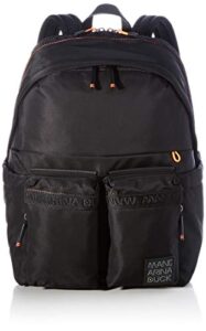 mandarina duck unisex’s backpack, black, taglia unica