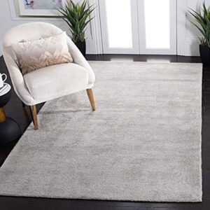 safavieh himalaya collection 5′ x 8′ grey him152f handmade premium wool & viscose area rug