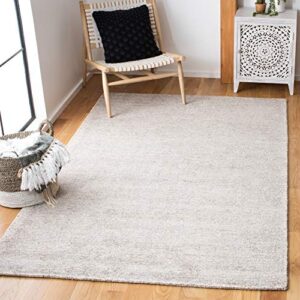 safavieh himalaya collection 8′ x 10′ grey him153f handmade premium wool & viscose area rug