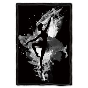 ballet beauty dance throw blanket warm ultra-soft micro fleece blanket for bed couch living room