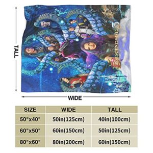 LIERDE Ultra-Soft Micro Fleece Blanket Warm Lightweight Versatile for All Seasons Throw Blanket Kids Adults Bedding Sofa and Travel Reserve Blanket 50"x40"