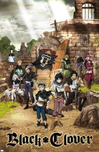 trends international black clover – group wall poster, 22.375″ x 34″, unframed version