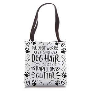 papillon mom gift papillon home decor dog mom tote bag