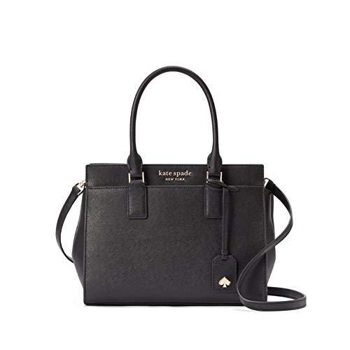 Kate Spade New York Cameron Medium Satchel Purse (Black 001)