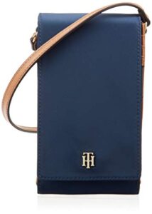 tommy hilfiger women’s tommy hilfiger julia iphone crossbody, tommy navy, one size us