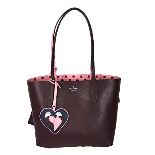 Kate Spade Love Birds Polka Dot Reversible Tote Bag, Pink Multi