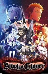 trends international black clover – one sheet wall poster, 22.375″ x 34″, unframed version