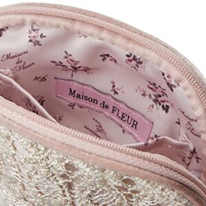 Maison de FLEUR(メゾン ド フルール) Women 8A13FTJ0800, Multicolor (Pink/Beige)