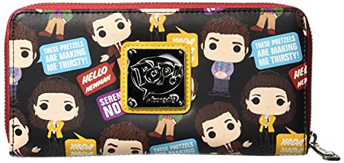 Pop! by Loungefly: Seinfeld Zip Around Wallet Exclusive, Multicolor