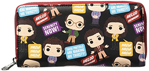 Pop! by Loungefly: Seinfeld Zip Around Wallet Exclusive, Multicolor