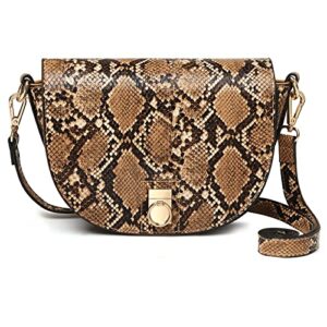 bolosta small crossbody bags for women medium size cell phone crossbody purse for women crossbody handbag snakeskin cellphone pouch clearance