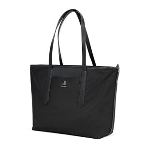 travelpro crew executive choice 3 women’s tote shoulder bag, jet black