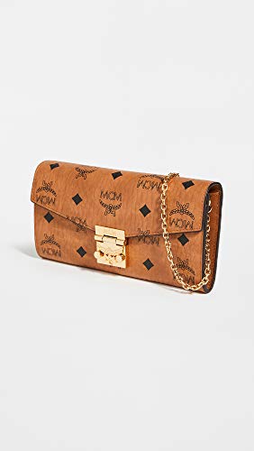 MCM Women's Patricia Mini Bag, Cognac, Brown, One Size