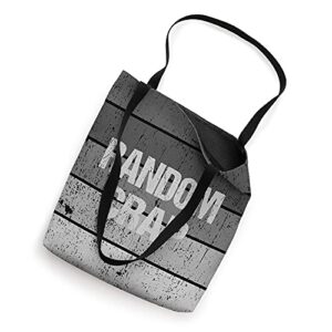 Funny Vintage Retro Shades Grey Stripe Random Crap Tote Bag