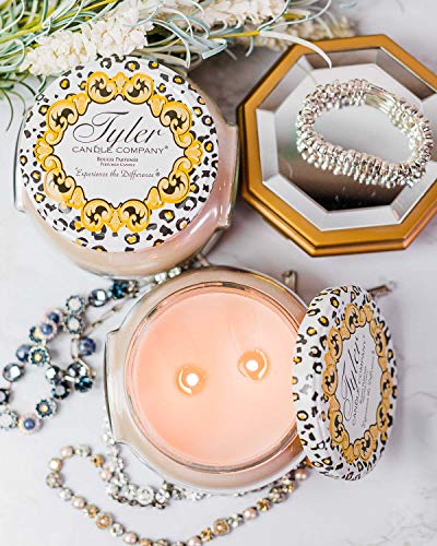 Tyler Candle High Maintenance 2-Pack | 22 oz. Glass Jar Scented Candles | Floral Woody Scents Double-Wick Candles for The Home | Home Fragrance Gift Set Made in USA