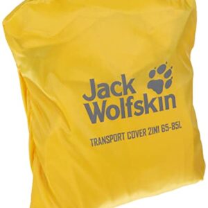 Jack Wolfskin Transport Cover 2In1 65-85L, Burly Yellow XT, ONE Size