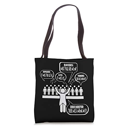 Choir Director Practice Orchestra Funny Christmas Gift Tote Bag