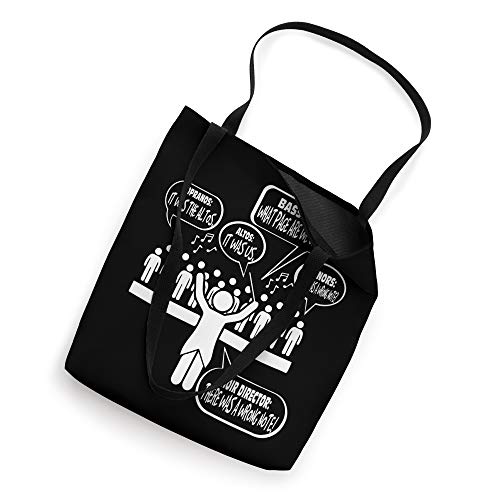 Choir Director Practice Orchestra Funny Christmas Gift Tote Bag