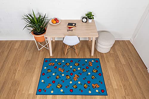 Minecraft Mob Printed Area Rug | Indoor Floor Mat, Accent Rugs For Living Room and Bedroom, Home Decor For Kids Playroom | Video Game Gifts And Collectibles | 60 x 39 Inches