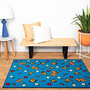 Minecraft Mob Printed Area Rug | Indoor Floor Mat, Accent Rugs For Living Room and Bedroom, Home Decor For Kids Playroom | Video Game Gifts And Collectibles | 60 x 39 Inches