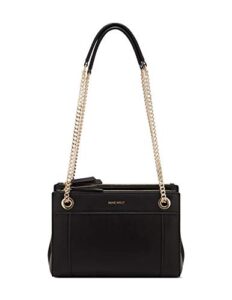 nine west crossbody, black