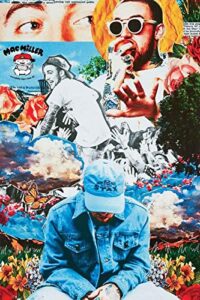 buyartforless mac miller collage 36×24 music art print poster, multicolor