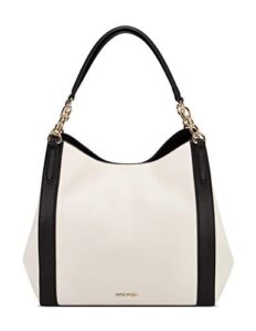 nine west tote, milk multi