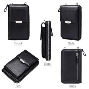 OIDERY Small Crossbody Phone Bags Cellphone Wallet Purse for Women with Credit Card Slots