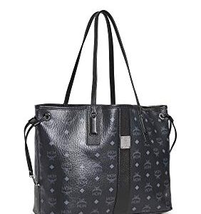 MCM Women's Shopper Tote, Black, One Size