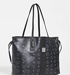 MCM Women's Shopper Tote, Black, One Size