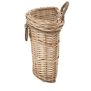 Woven Wicker Hanging Basket Door Hanging Basket Wall Decorations for Home Garden Farmhouse (original)