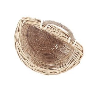 Woven Wicker Hanging Basket Door Hanging Basket Wall Decorations for Home Garden Farmhouse (original)