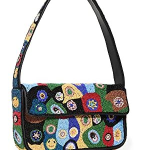 STAUD Women's Tommy Bag, Milliefiori Black, One Size